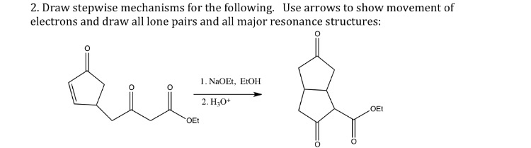 Solved Draw stepwise mechanisms for the following. Use | Chegg.com
