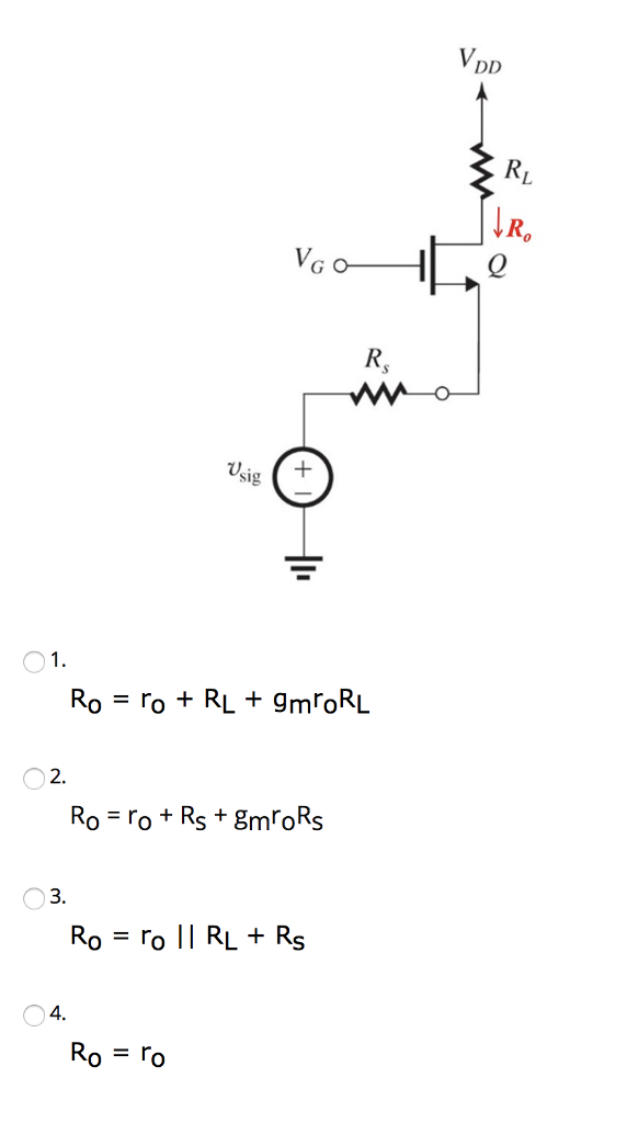 Solved What is the formula that best describes Rin as | Chegg.com