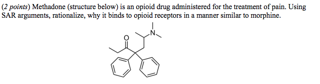 Methadone Structure