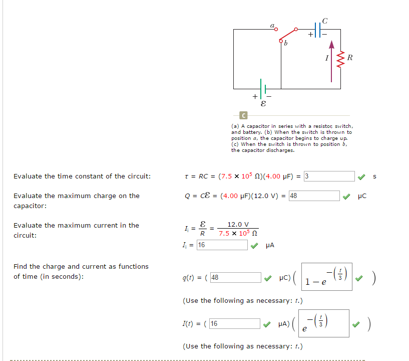 Solved Charging a Capacitor in an RC Circuit (a) A capacitor | Chegg.com
