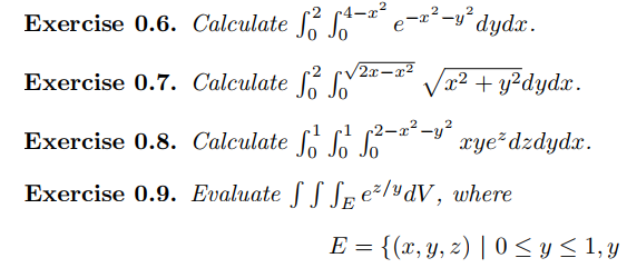 Solved Exercise 0.6. Calculate 12 --/dydr Exercise 0.7. | Chegg.com