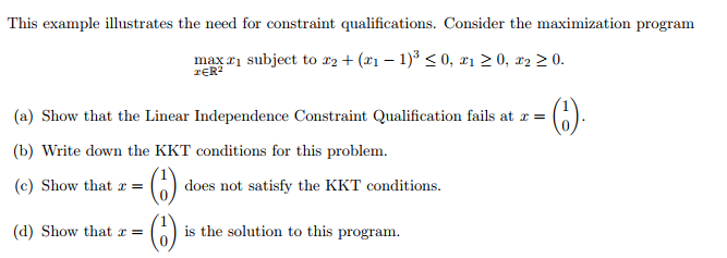 This example illustrates the need for constraint | Chegg.com