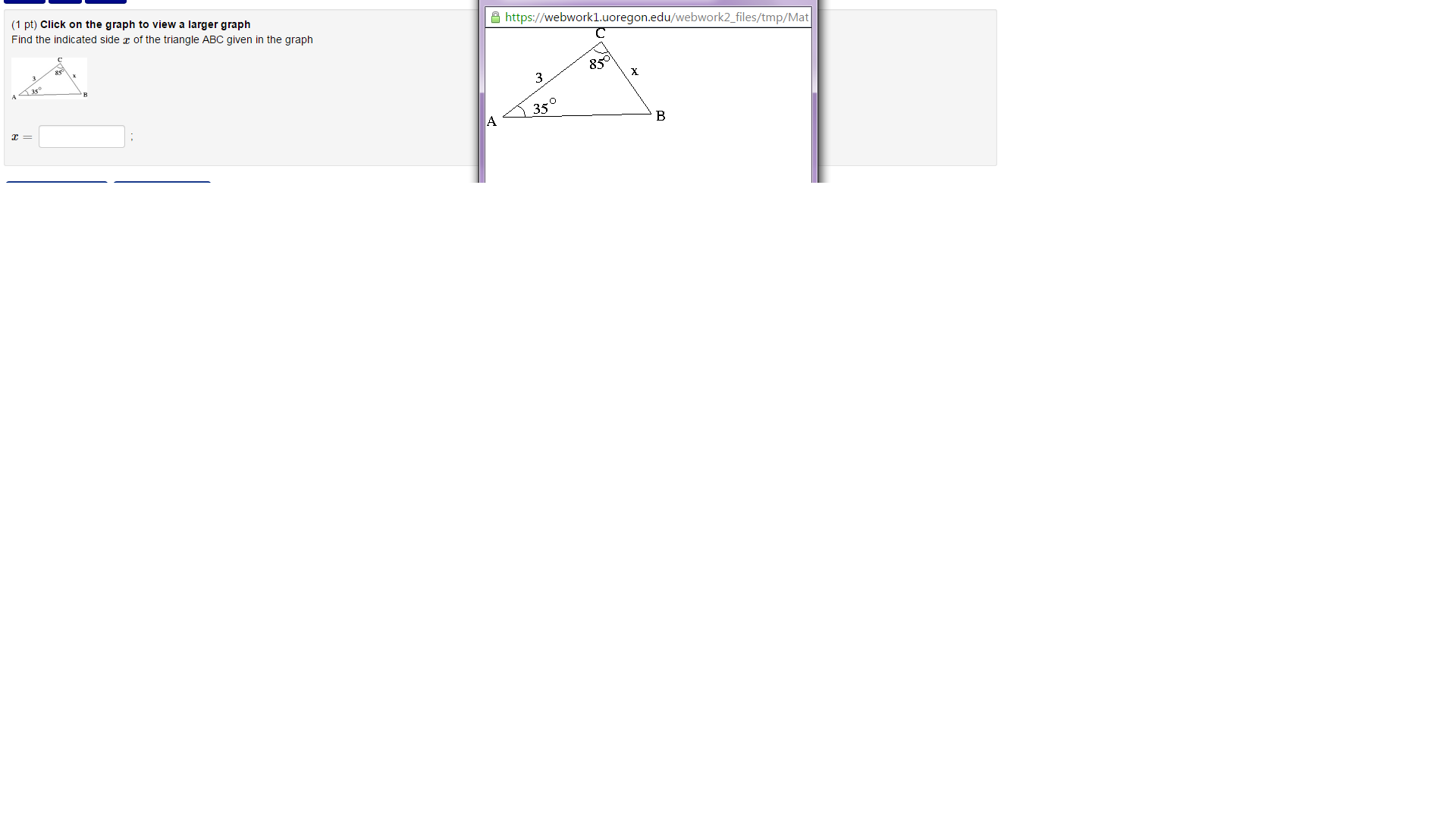 Solved @ https://webwork1.uoregon.edu/webwork2_files/tmp/Mat | Chegg.com