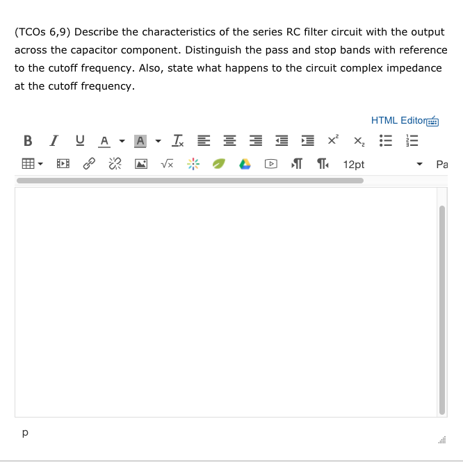 Solved (TCOs 6,9) Describe the characteristics of the series | Chegg.com