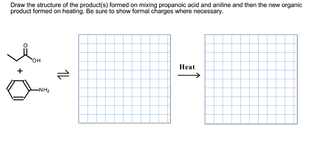 Solved Draw the structure of the product(s) formed on mixing | Chegg.com