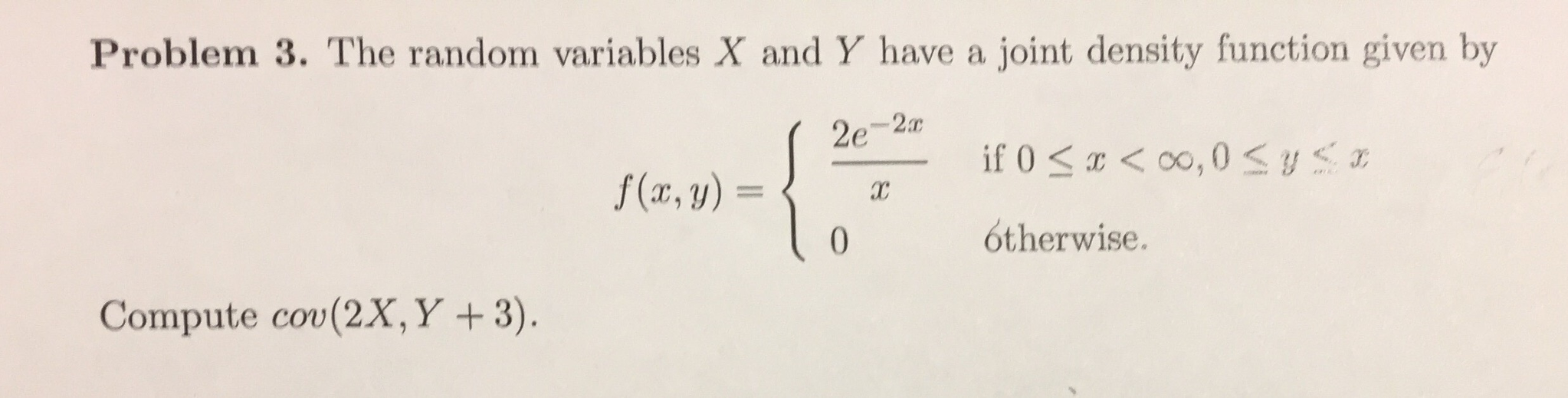 Solved The random variables X and Y have the joint | Chegg.com