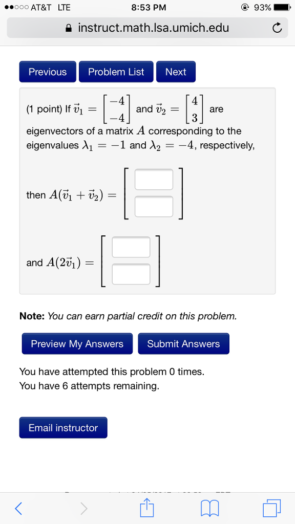 Solved If v_1 vector = [-4 -4] and v_2 vector = [4 3] are | Chegg.com