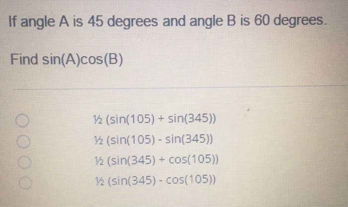 Solved Use half-angle formulas to find sin(22.5) A) 2- N2 | Chegg.com