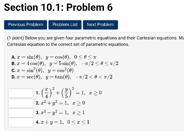 Solved Section 10.1: Problem 9 Previous Problem Problem List | Chegg.com