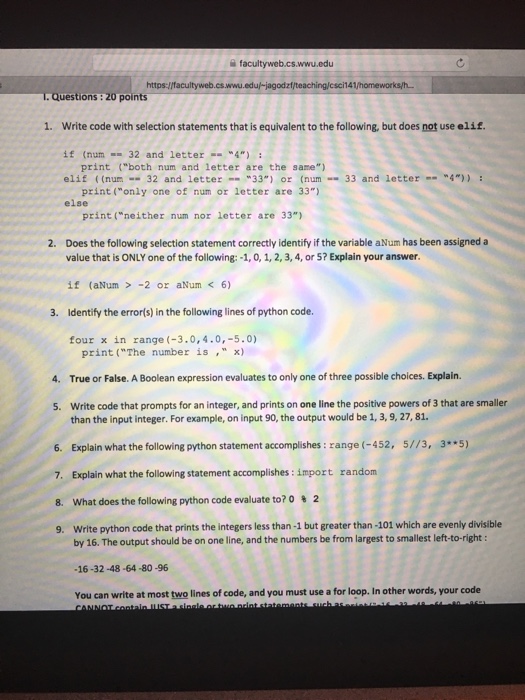 Solved Write code with selection statements that is | Chegg.com