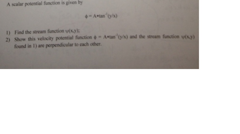 Solved A scalar potential function is given by Find the | Chegg.com