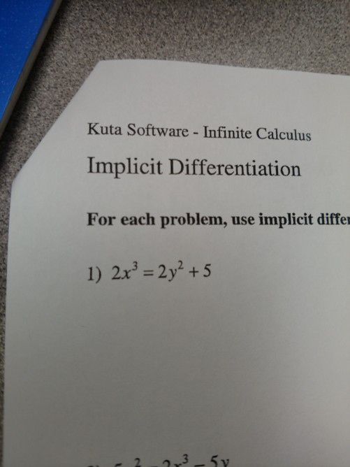 Solved Kuta Software - Infinite Calculus Implicit | Chegg.com Solved Kuta Software - Infinite Calculus Implicit | Chegg.com