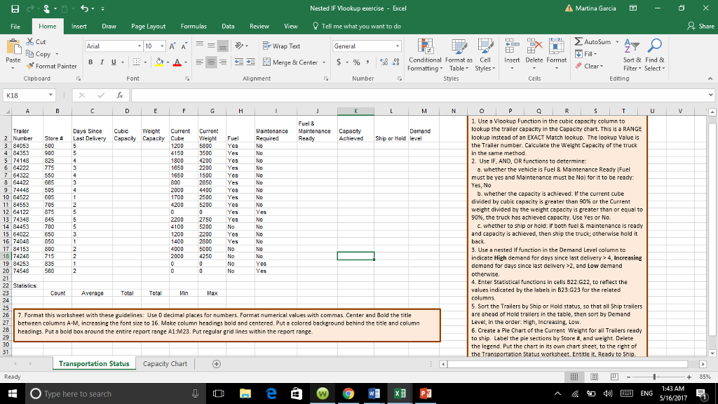A Martina Garcia Nested IF Vlookup Ecercise Excel Chegg a-martina-garcia-nested-if-vlookup-ecercise-excel-chegg