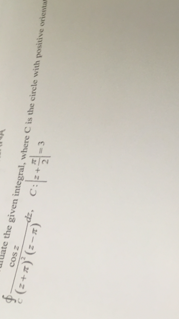 Solved Evaluate the given integral, where C is the circle | Chegg.com