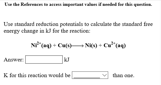 Solved Use the References to access important values if | Chegg.com