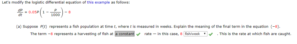 Solved Let's modify the logistic differential equation of | Chegg.com