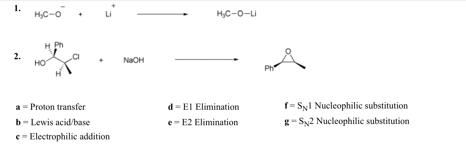 Solved H3C-O H Ph HO a Proton transfer Lewis acid/base NaOH | Chegg.com