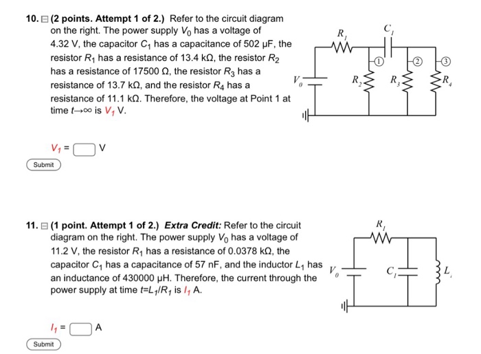 Solved Refer to the circuit diagram on the right. The power | Chegg.com
