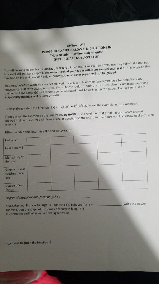 Solved Offline HW4 PLEASE READ AND FOLLOW THE DIRECTIONS IN | Chegg.com