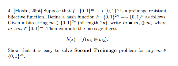 Solved Suppose that f: {0, 1}^m rightarrow {0, 1}^n is a | Chegg.com