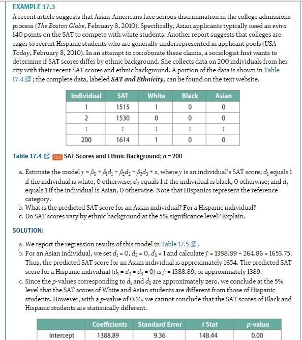 Solved In Example 17.3, interpret ?1, ?2, and ?3. | Chegg.com