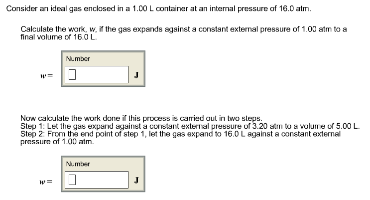 Solved Consider an ideal gas enclosed in a 1.00 L container | Chegg.com
