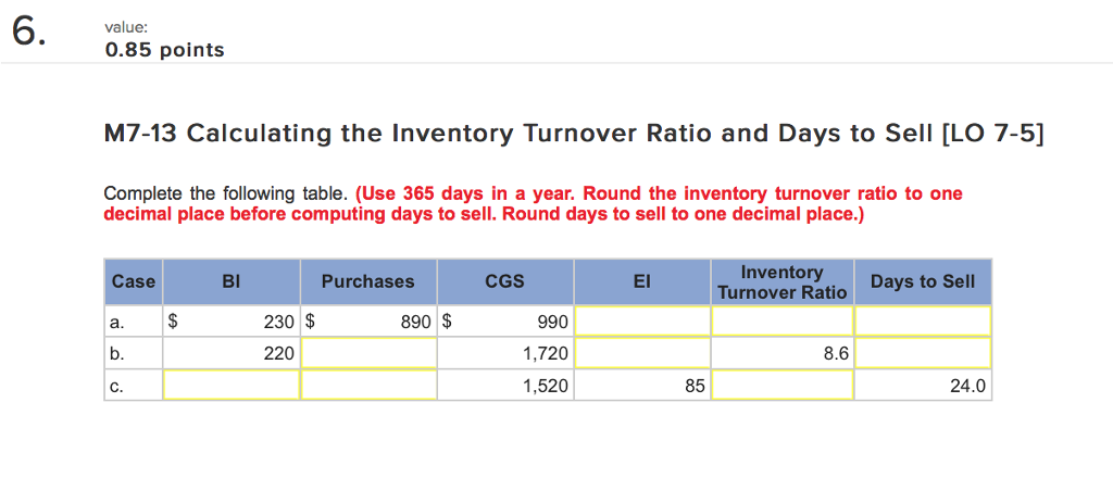 Solved Complete the following table. (Use 365 days in a | Chegg.com