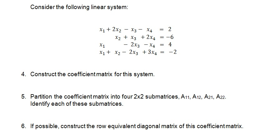 Solved Linear Algebra and Matrix Theory....If possible could | Chegg.com