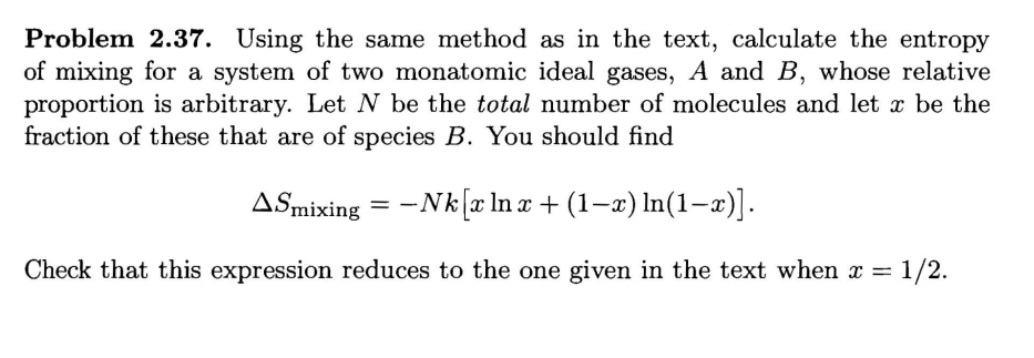 Solved Problem 2.37. Using the same method as in the text, | Chegg.com
