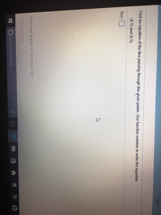 Solved Find An Equation Of The Line Passing Through The