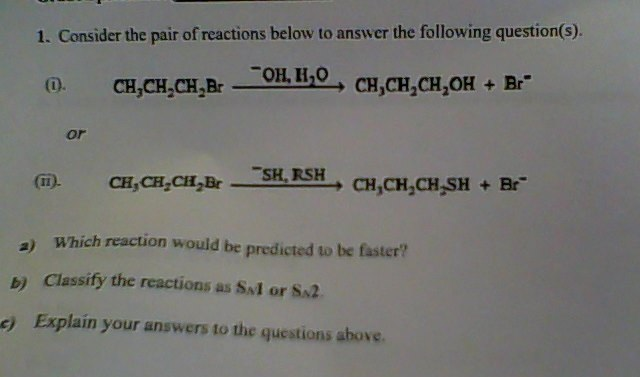 Solved Consider the pair of reactions below to answer the | Chegg.com Solved Consider the pair of reactions below to answer the | Chegg.com