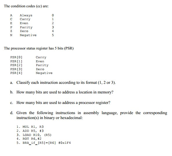 Consider a RISC-computer with 32-bit words, 16 | Chegg.com Consider a RISC-computer with 32-bit words, 16 | Chegg.com
