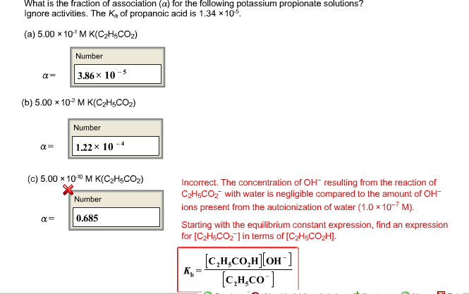 Solved What is the fraction of association (?) for the | Chegg.com