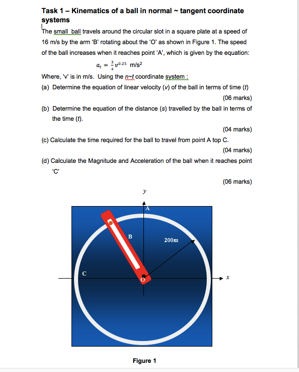 Solved Engineering mechanics Dynamics Question for 3rd Year | Chegg.com