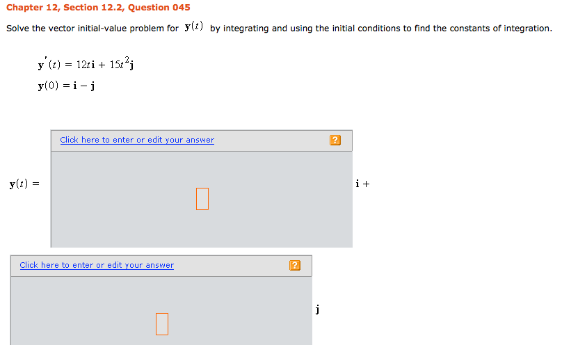 Solved Chapter 12, Section 12.2, Question 045 Solve the | Chegg.com