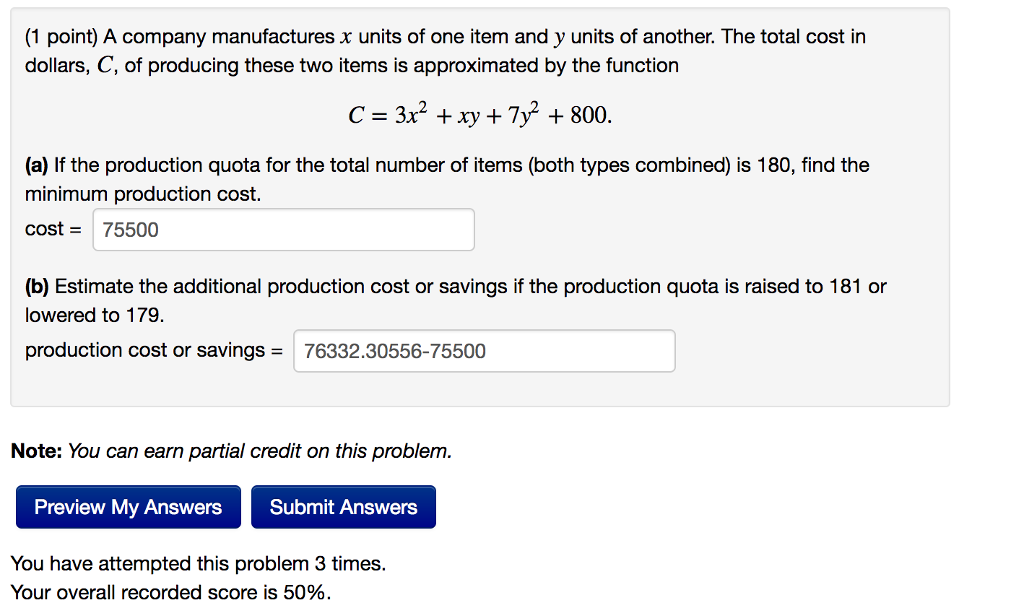 Solved (Calculus 3) Can someone show me how to do part b | Chegg.com