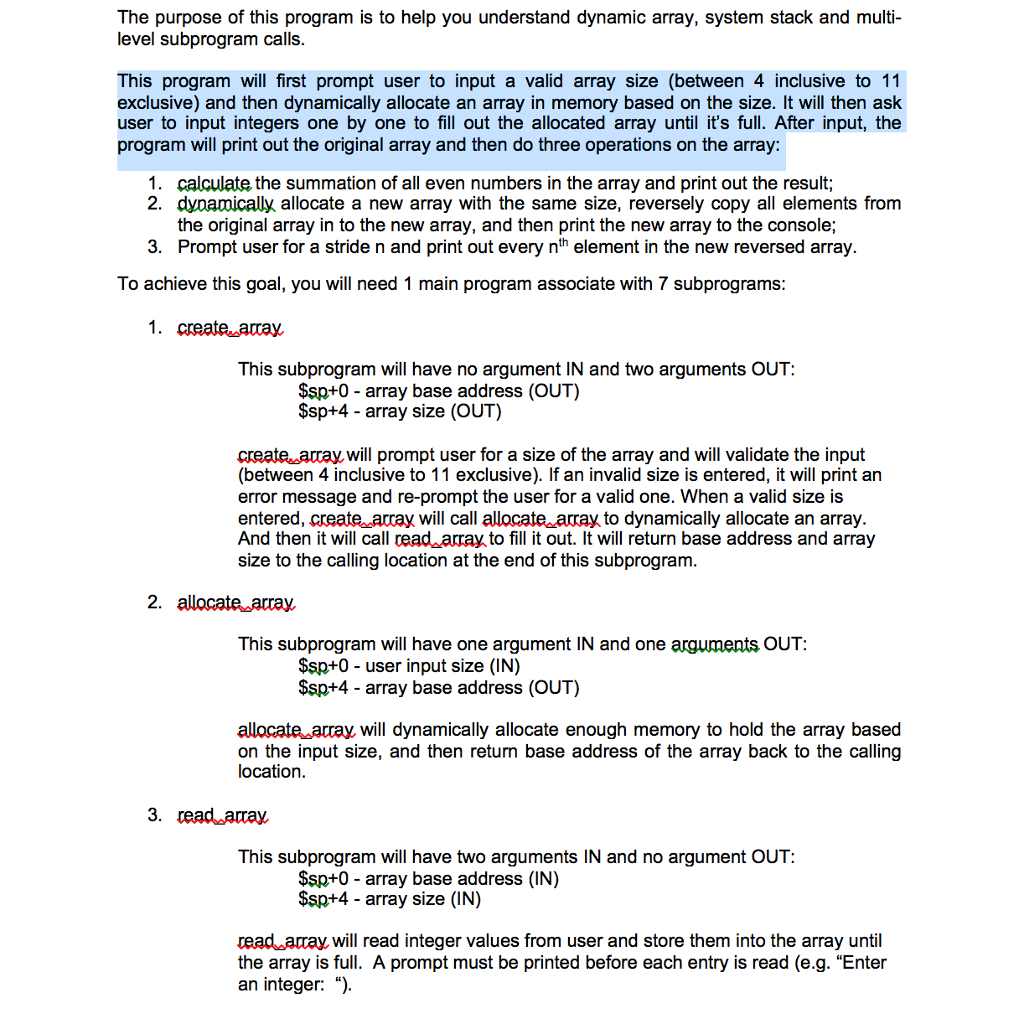 Solved The purpose of this program is to help you understand | Chegg.com