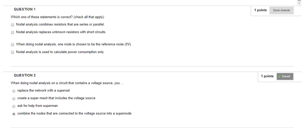 Solved QUESTION 1 Which one of these statements is correct? | Chegg.com