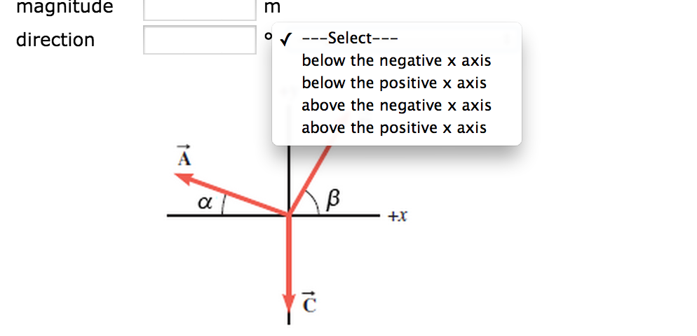Solved The three displacement vectors in the drawing have | Chegg.com