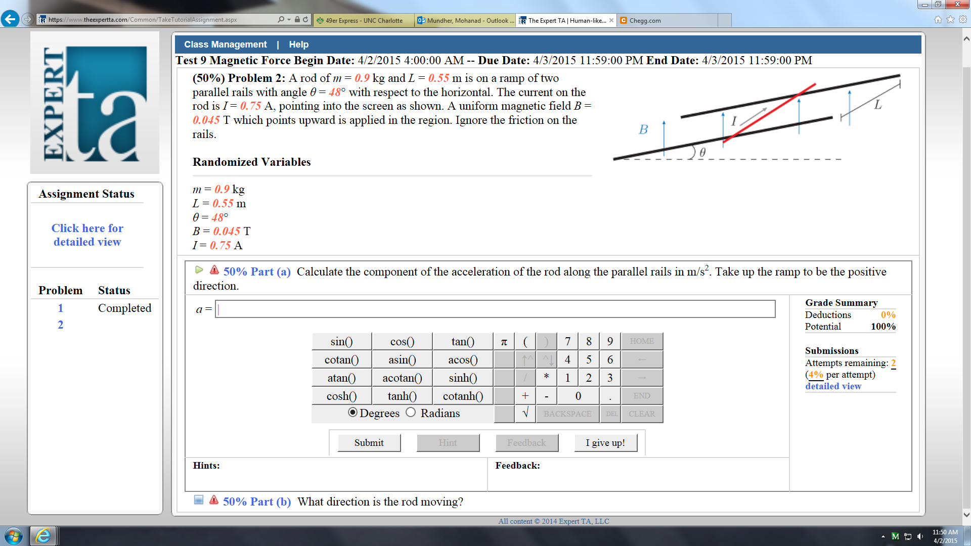 Solved the expertta.com Assignment Status Click here for | Chegg.com