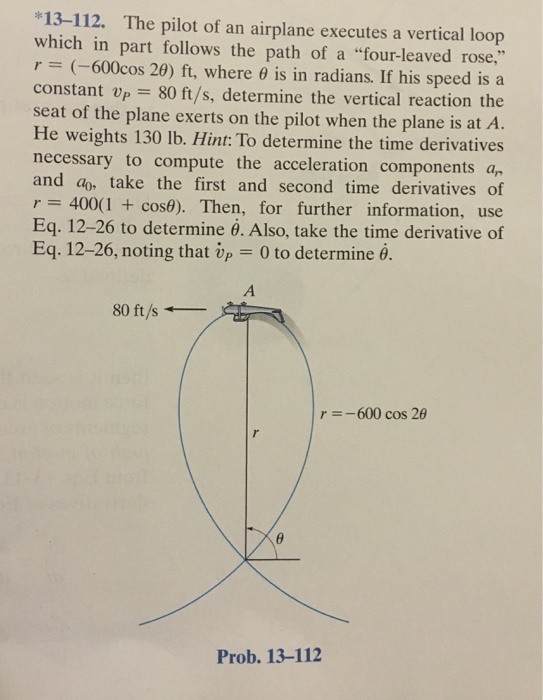 Solved The pilot of an airplane executes a vertical loop | Chegg.com
