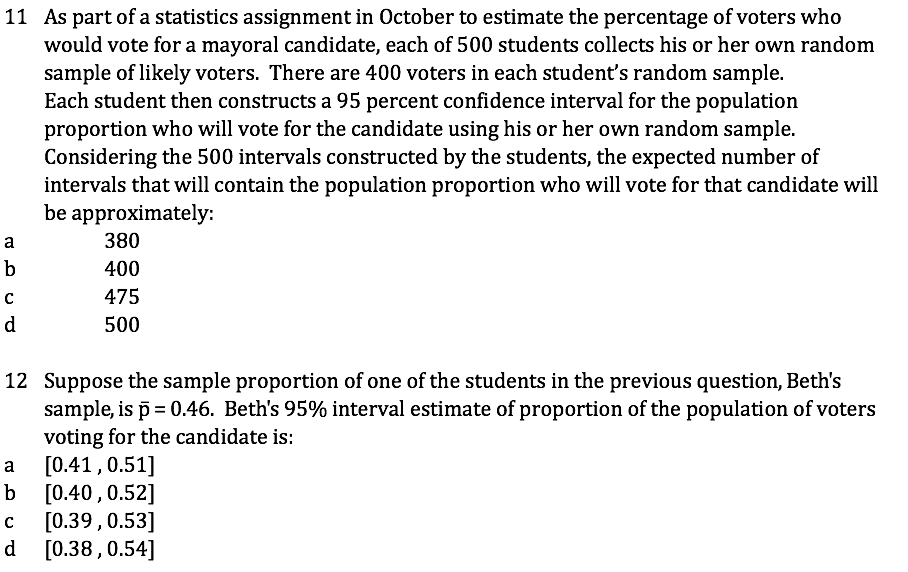 Solved As part of a statistics assignment in October to | Chegg.com