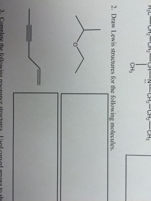 Solved Draw Lewis structures for the following molecules. | Chegg.com