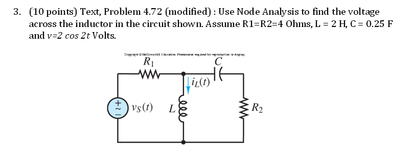 Solved: How Do You Use Node Analysis To Find The Voltage A... | Chegg.com