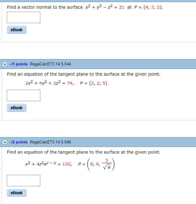 Solved Find A Vector Normal To The Surface X2 Y2 22 21 At