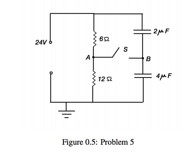 Solved Problem 5 i) What is the potential difference between | Chegg.com