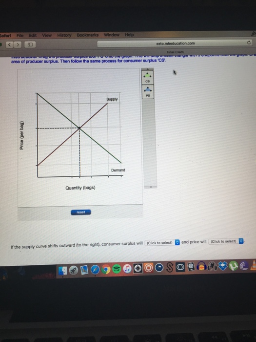Solved If the supply curve shifts outward (to the right), | Chegg.com
