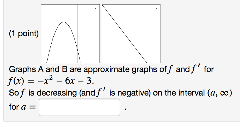 Solved Let f(x)=6x+8x. Find the open intervals on which f is | Chegg.com