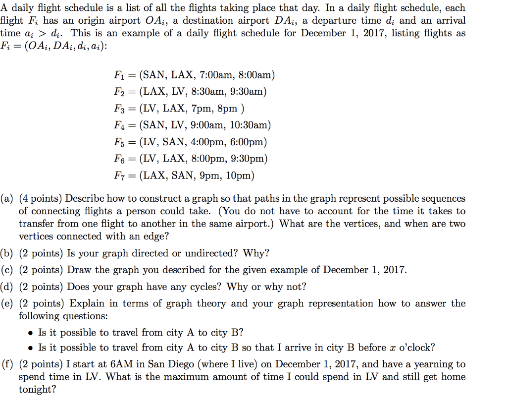 A Daily Flight Schedule Is A List Of All The Flights Chegg a-daily-flight-schedule-is-a-list-of-all-the-flights-chegg