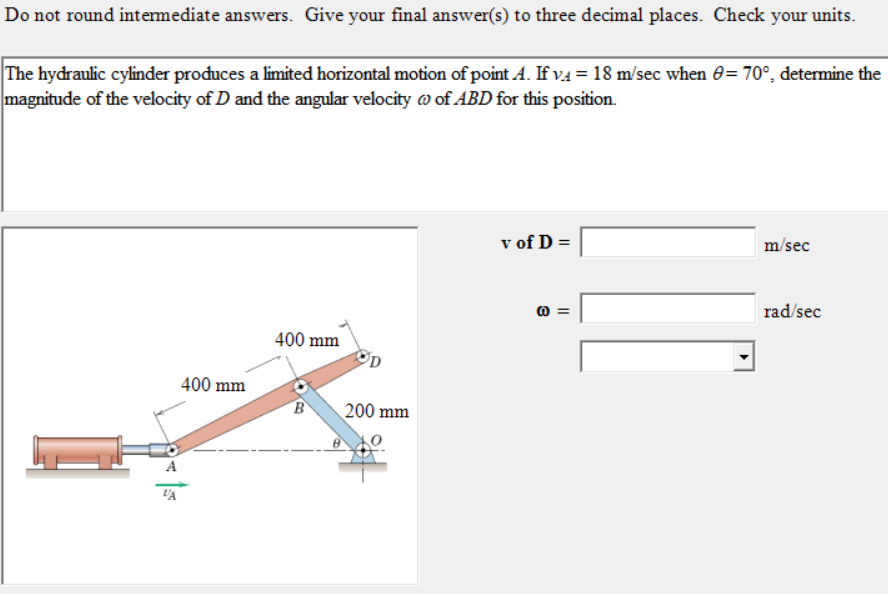 Solved Do not round intermediate answers. Give your final | Chegg.com